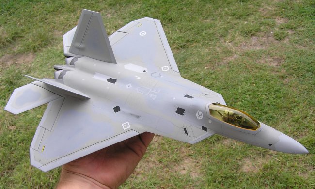 1/48 Italeri F/A-22 Raptor by Nathan Bradford