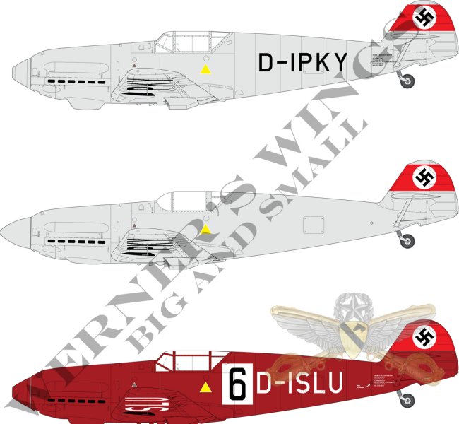 Werner's Wings 1/48 Messerschmitt Bf-109V-13/-14 Conversion set